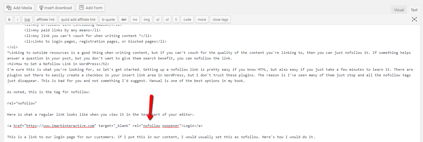 When to Use Nofollow & How to Add in WordPress (Including Gutenberg)